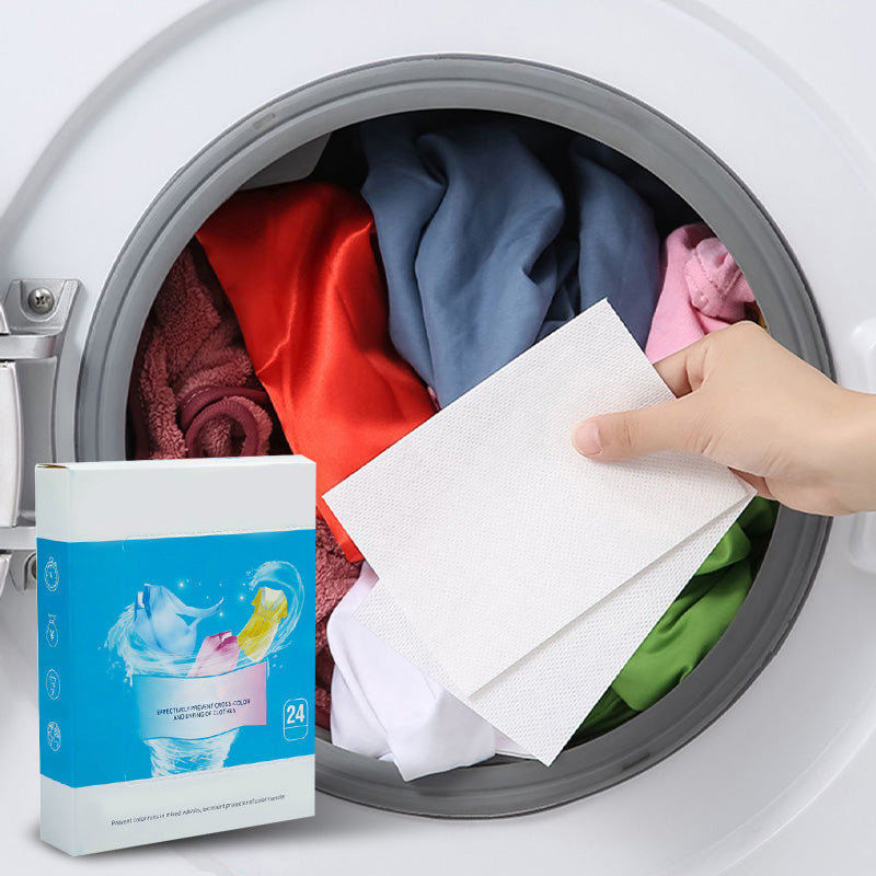 Color Absorber szennyes lepedő-festékfogó a ruhák elkenődésének megaka ...